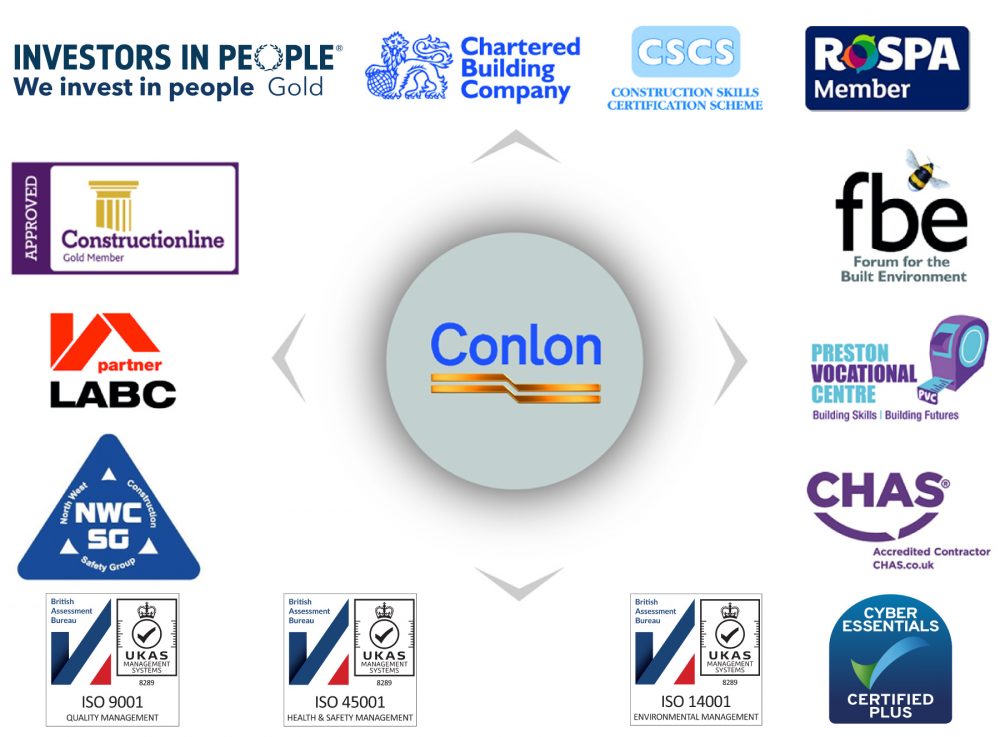 Certifications, Accreditations & Memberships | Conlon Construction